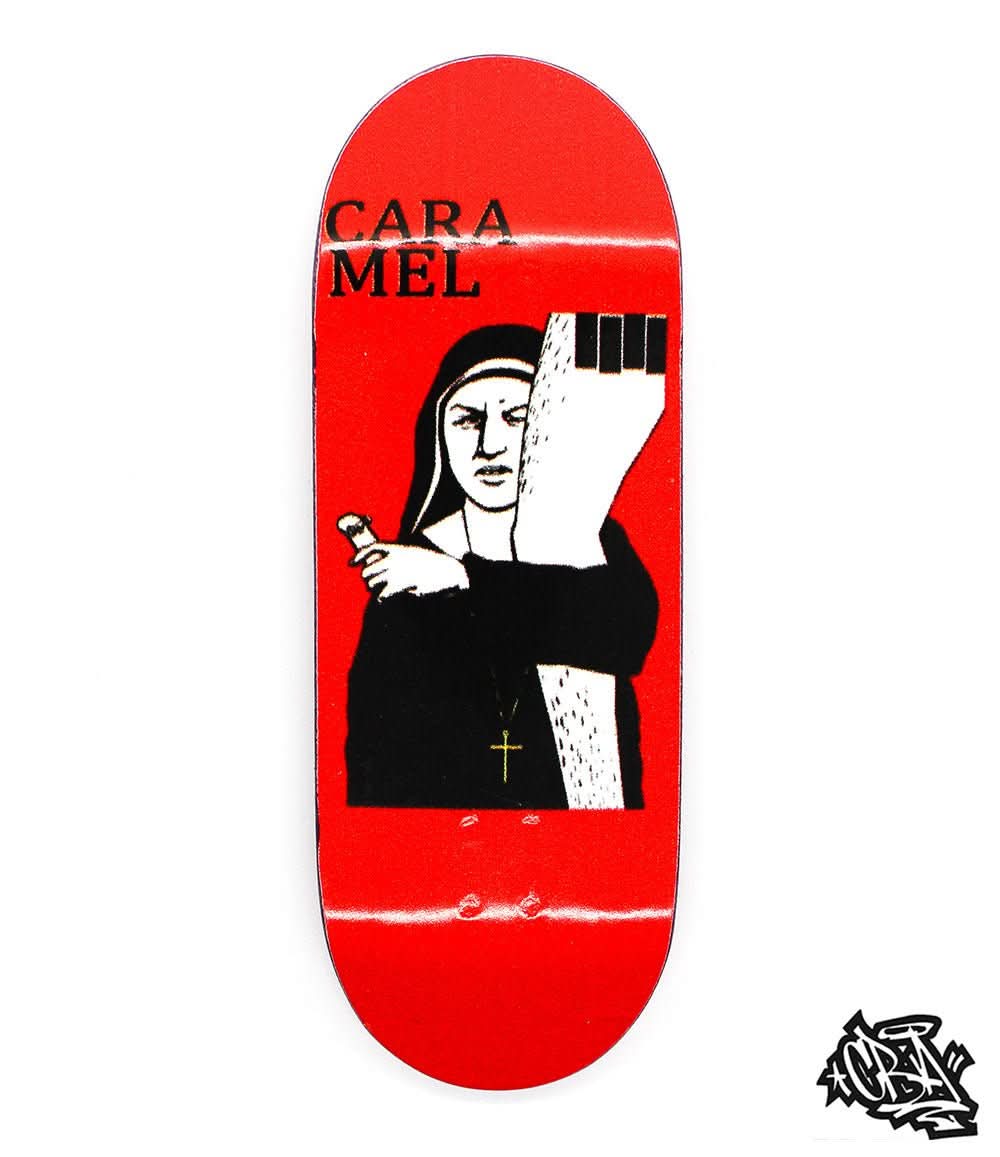 CBA Caramel Black Flag Deck 33mm by Caramel Fingerboards — Caramel Fingerboards - Fingerboard store