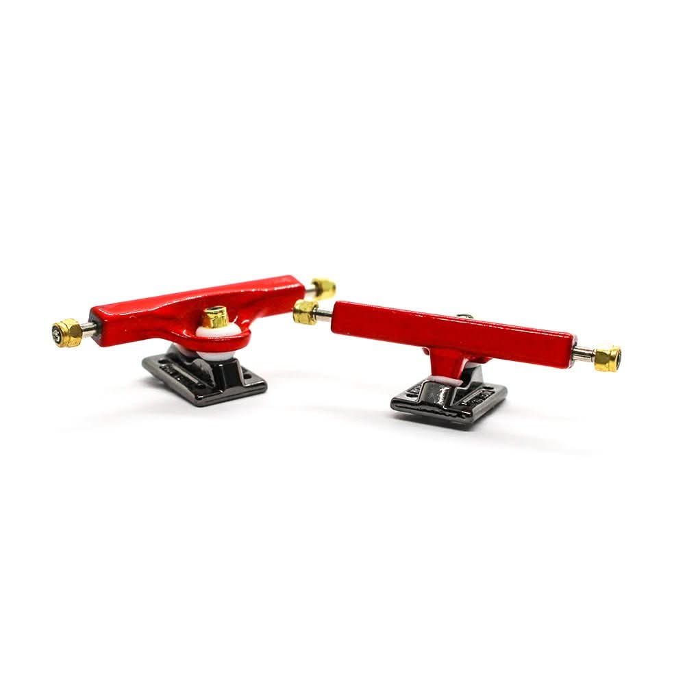 Fan Team Red Fingerboard Trucks 34mm by Caramel Fingerboards