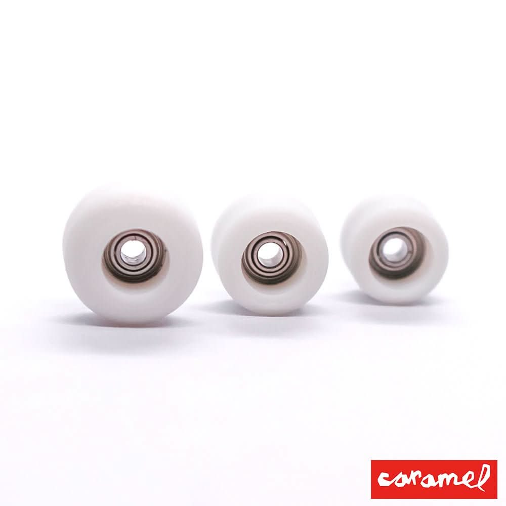 Fingerboard Wheels White Custom 70D by Caramel Fingerboards — Caramel ...
