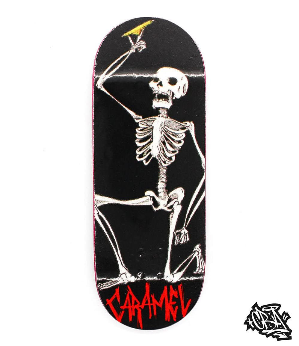 CBA Caramel Skeleton Deck 34mm by Caramel Fingerboards — Caramel Fingerboards - Fingerboard store