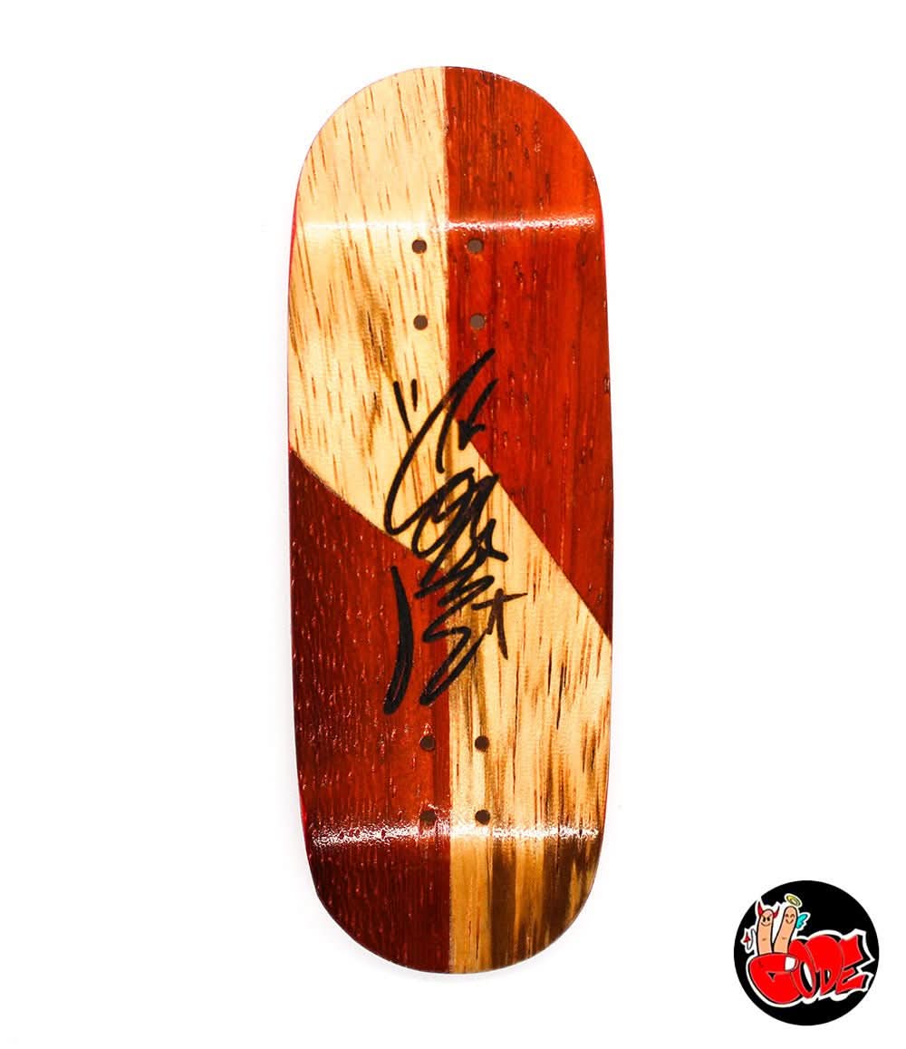 Code Fingerboard Deck Brick Split Ply 33mm by Caramel — Caramel ...