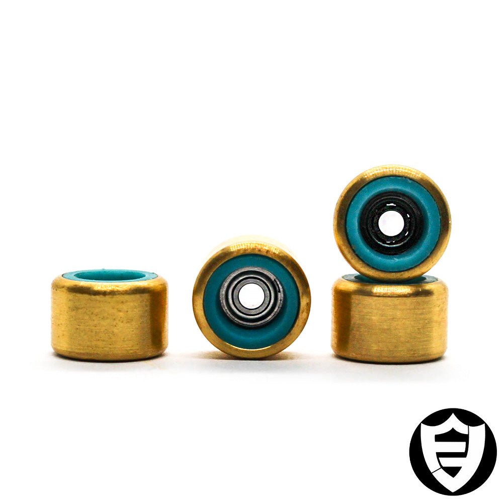 Fingerboard Wheels 7mm Gold Turquoise - Caramel Fingerboards — Caramel ...