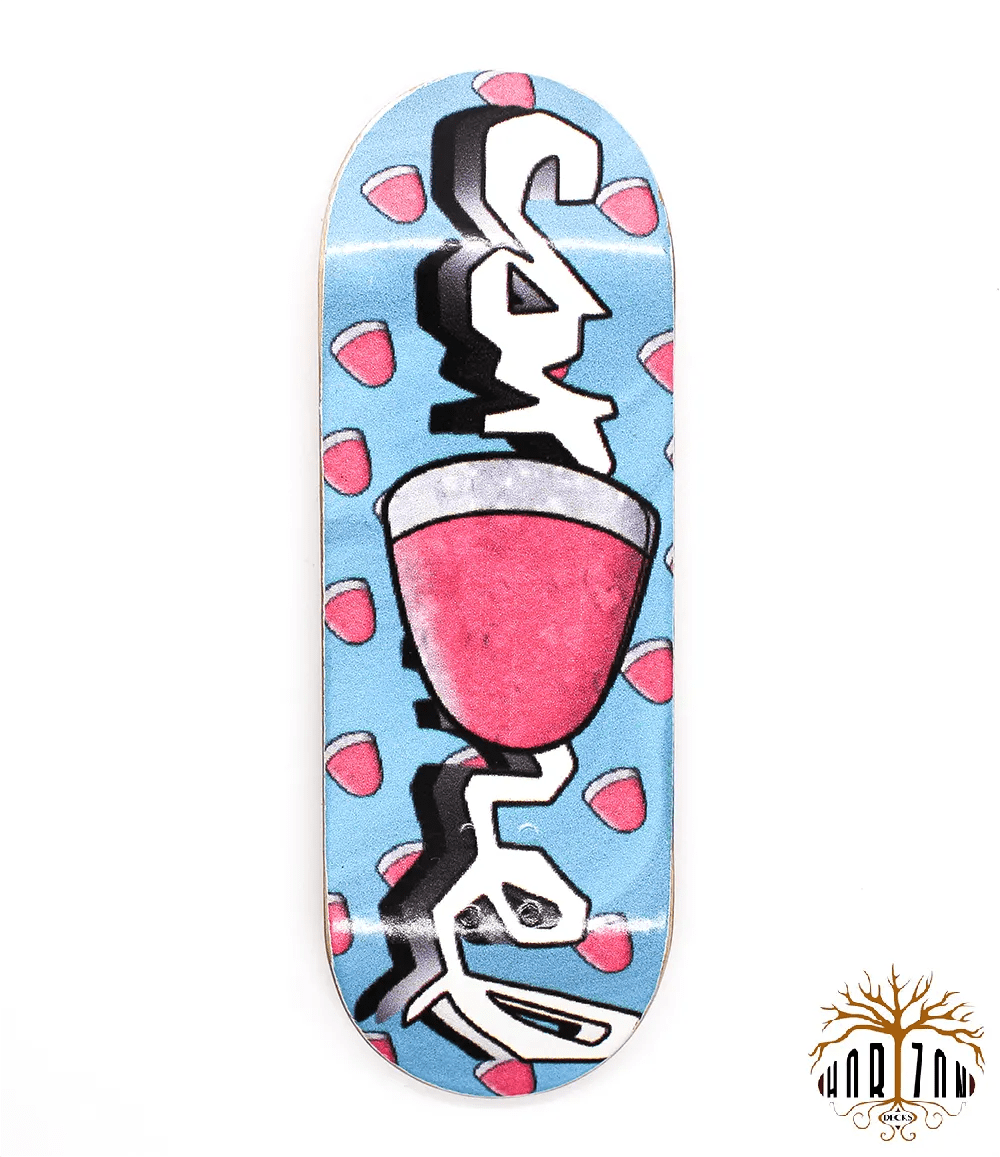 Horizon Caramel Cream Fingerboard Deck - 32mm — Caramel Fingerboards ...