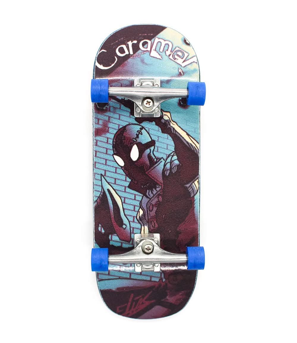 Lao Caramel Spider Man Deck 34mm by Caramel Fingerboards — Caramel ...