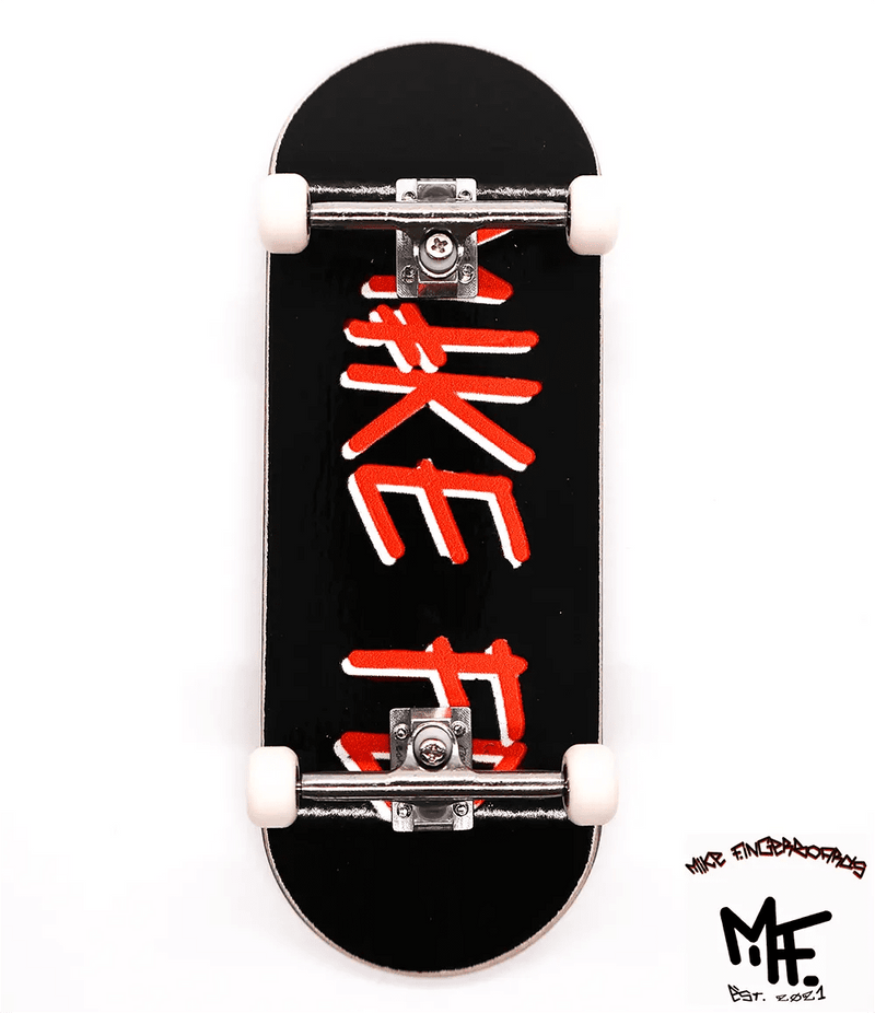 Mike FB x Caramel Black MF Complete Fingerboard 34mm — Caramel ...