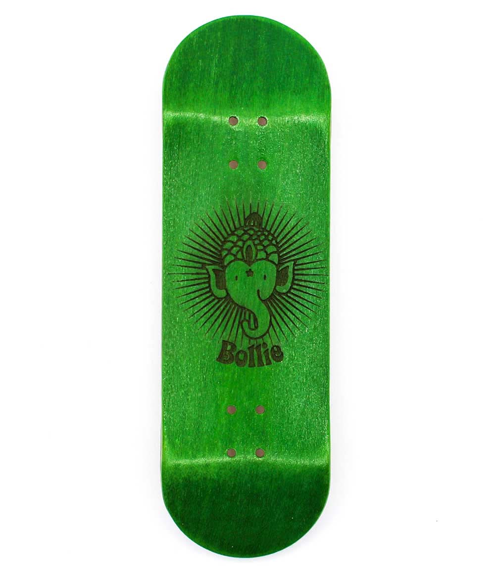 Bollie Fingerboard Green Logo by Caramel Fingerboards — Caramel ...