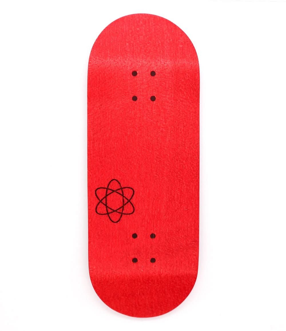 Red Wasteland Fingerboard Deck by Caramel Fingerboards — Caramel ...