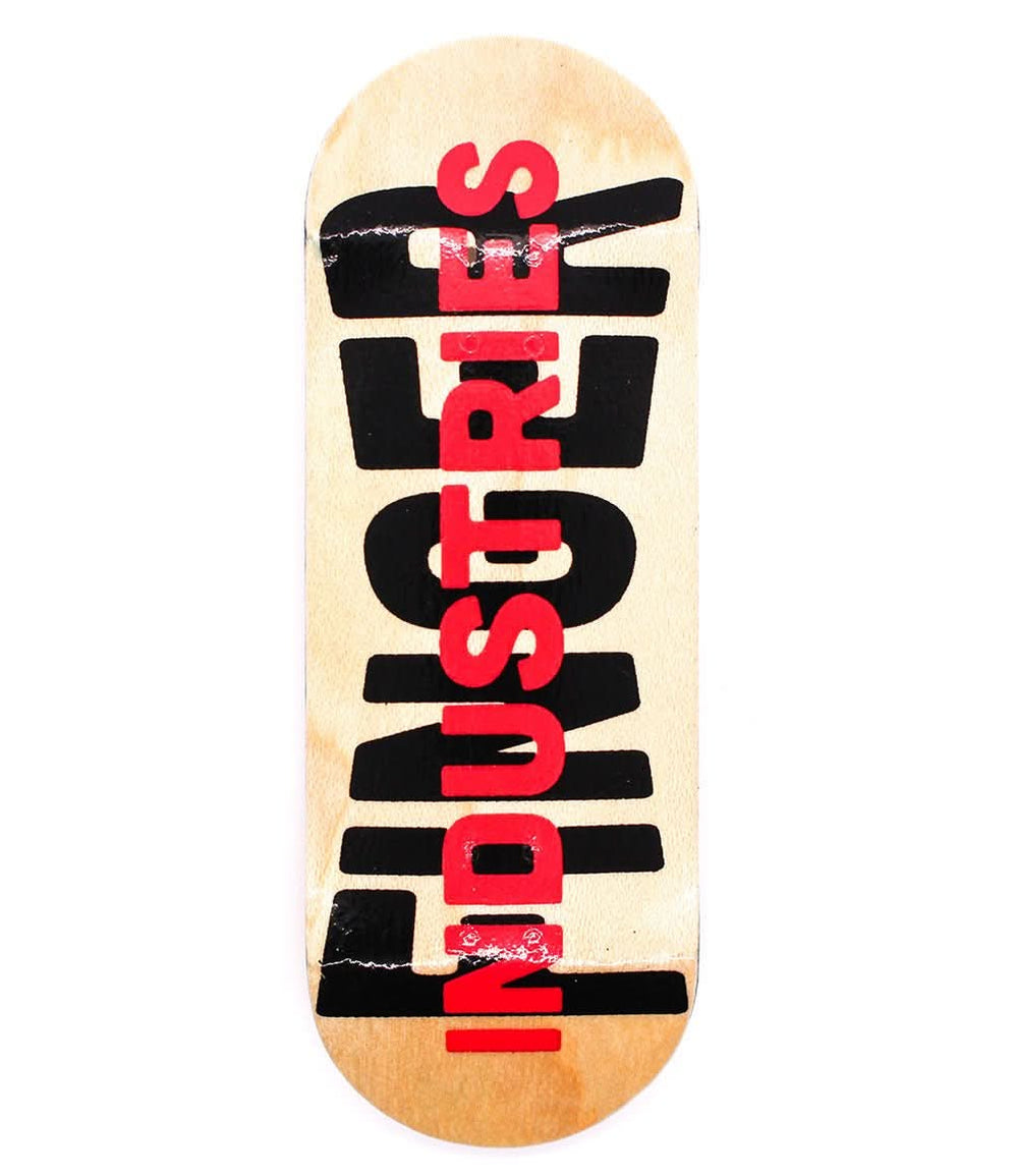 Finger Industries Black Logo Deck by Caramel Fingerboards — Caramel ...
